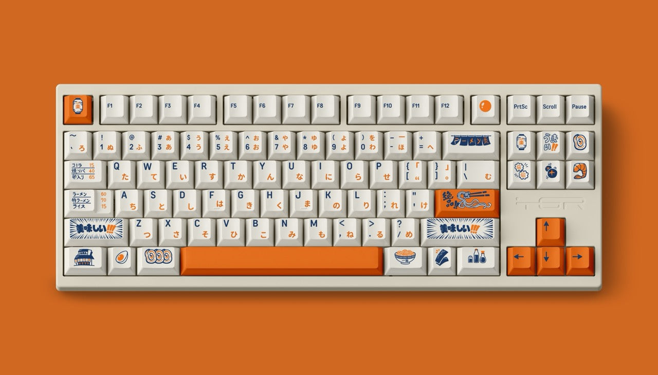 FBB Ramen Cherry Profile Keycaps – The Laboratory by RF Gaming