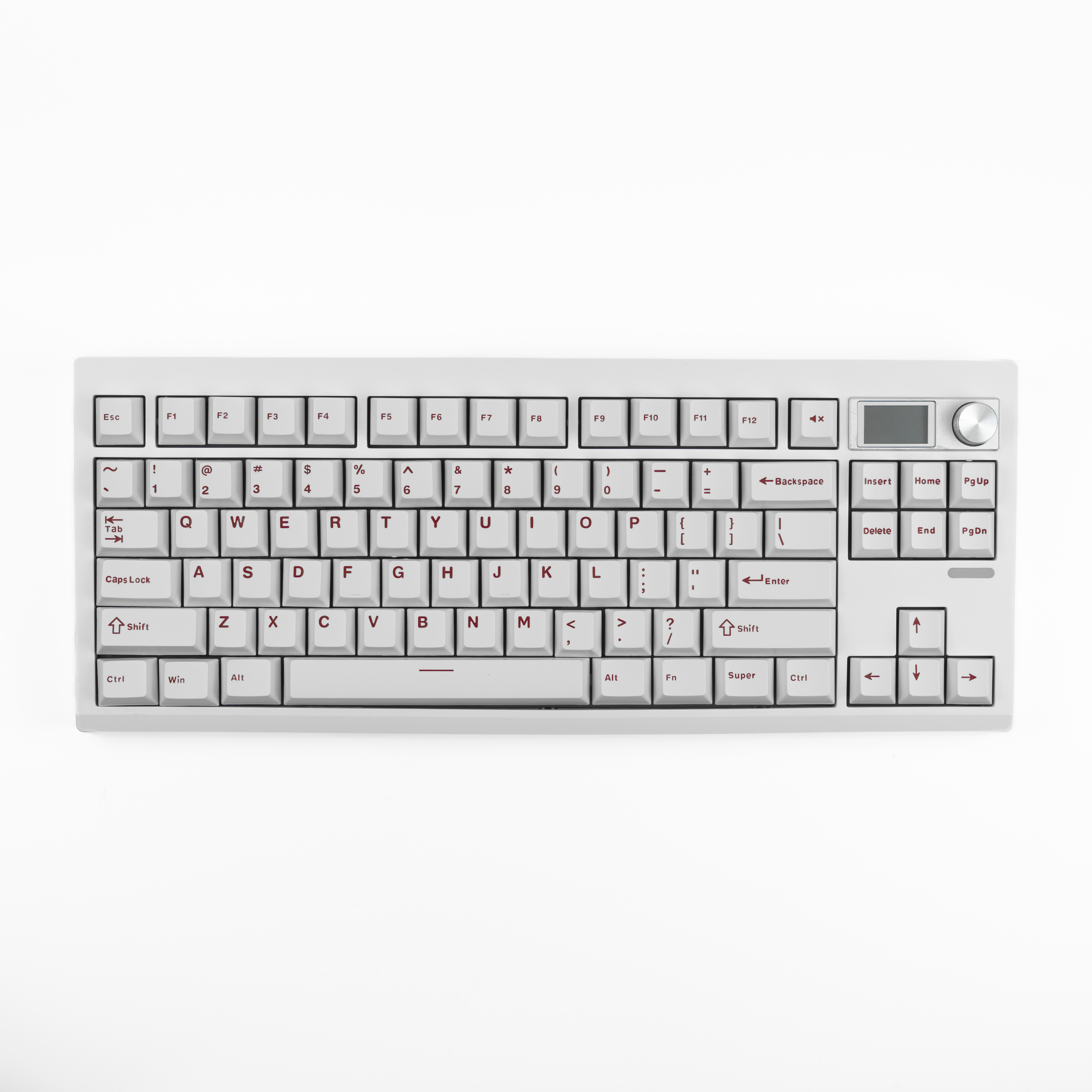 RF Mecha White Cherry Profile Keycaps – The Laboratory by RF Gaming